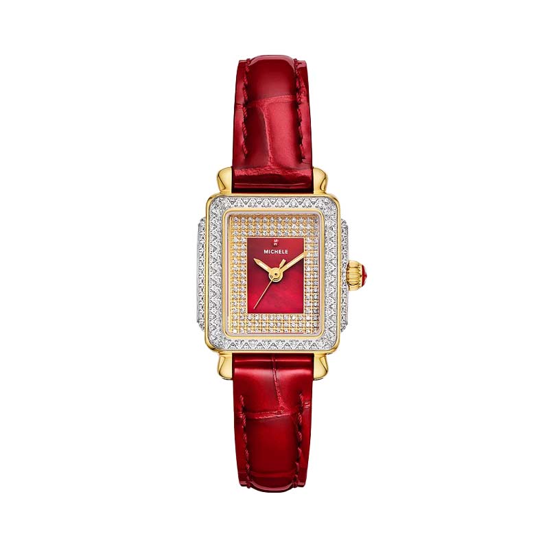 Special Edition Deco Madison Mini Two-Tone 18K Gold-Plated Diamond Pavé ...