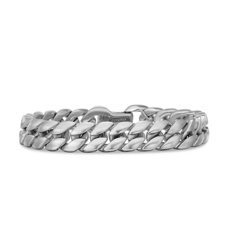 David Yurman Sterling Silver Curb Chain Bracelet – Lewis Jewelers, Inc.