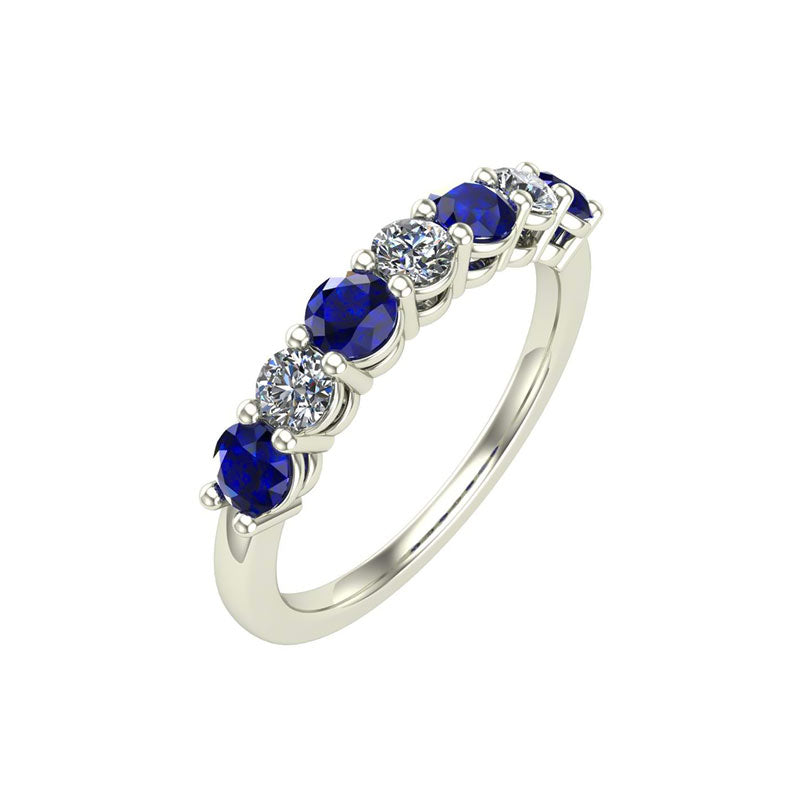 Legacy Diamond and Blue Sapphire Band – Lewis Jewelers, Inc.